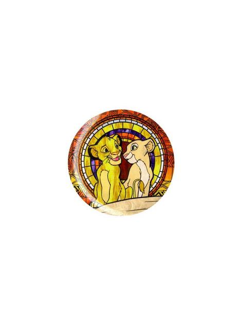 Disney The Lion King Simba And Nala Stained Glass Pin | Hot Topic