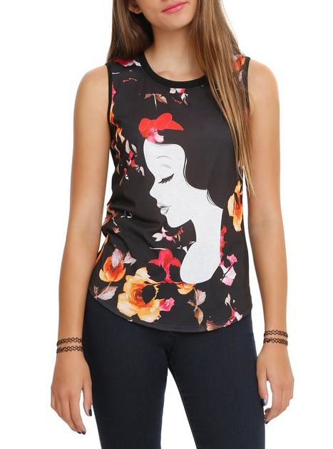 Disney Snow White Portrait Girls Muscle Top | Hot Topic