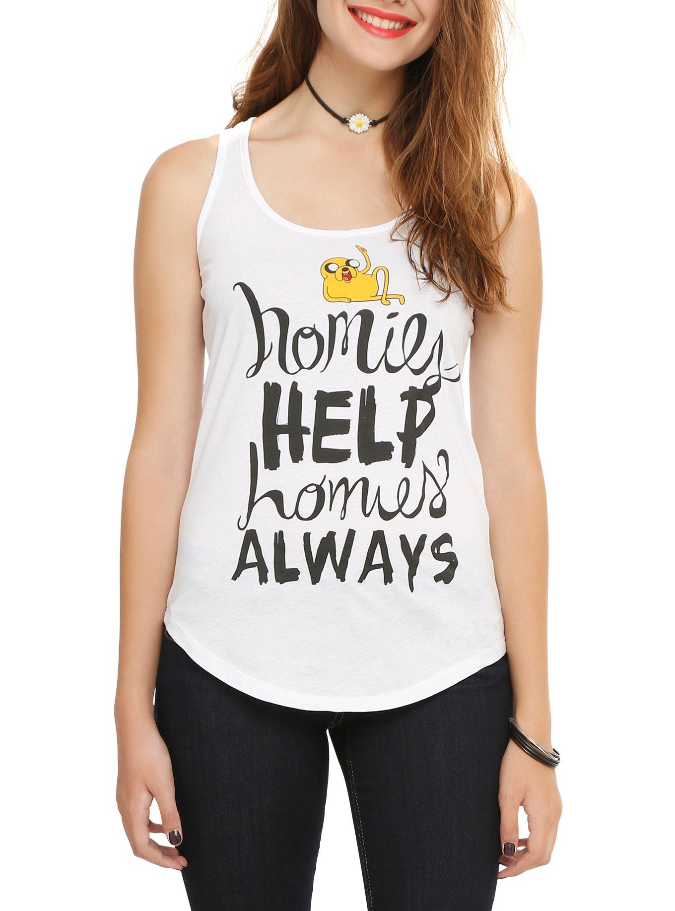 Adventure Time Homies Help Homies Girls Tank Top | Hot Topic