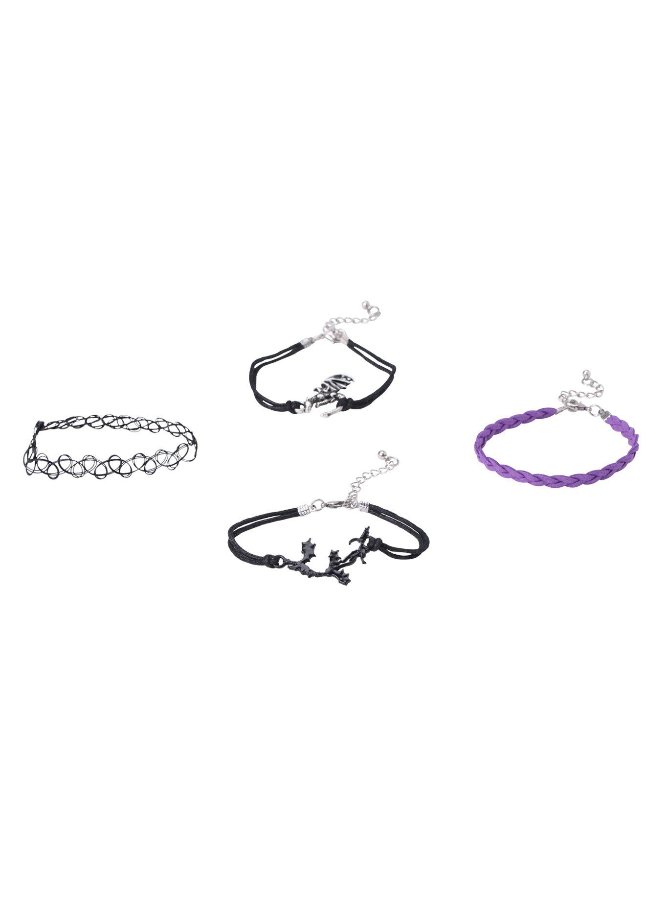 LOVEsick Dragon Bracelet 4 Pack | Hot Topic