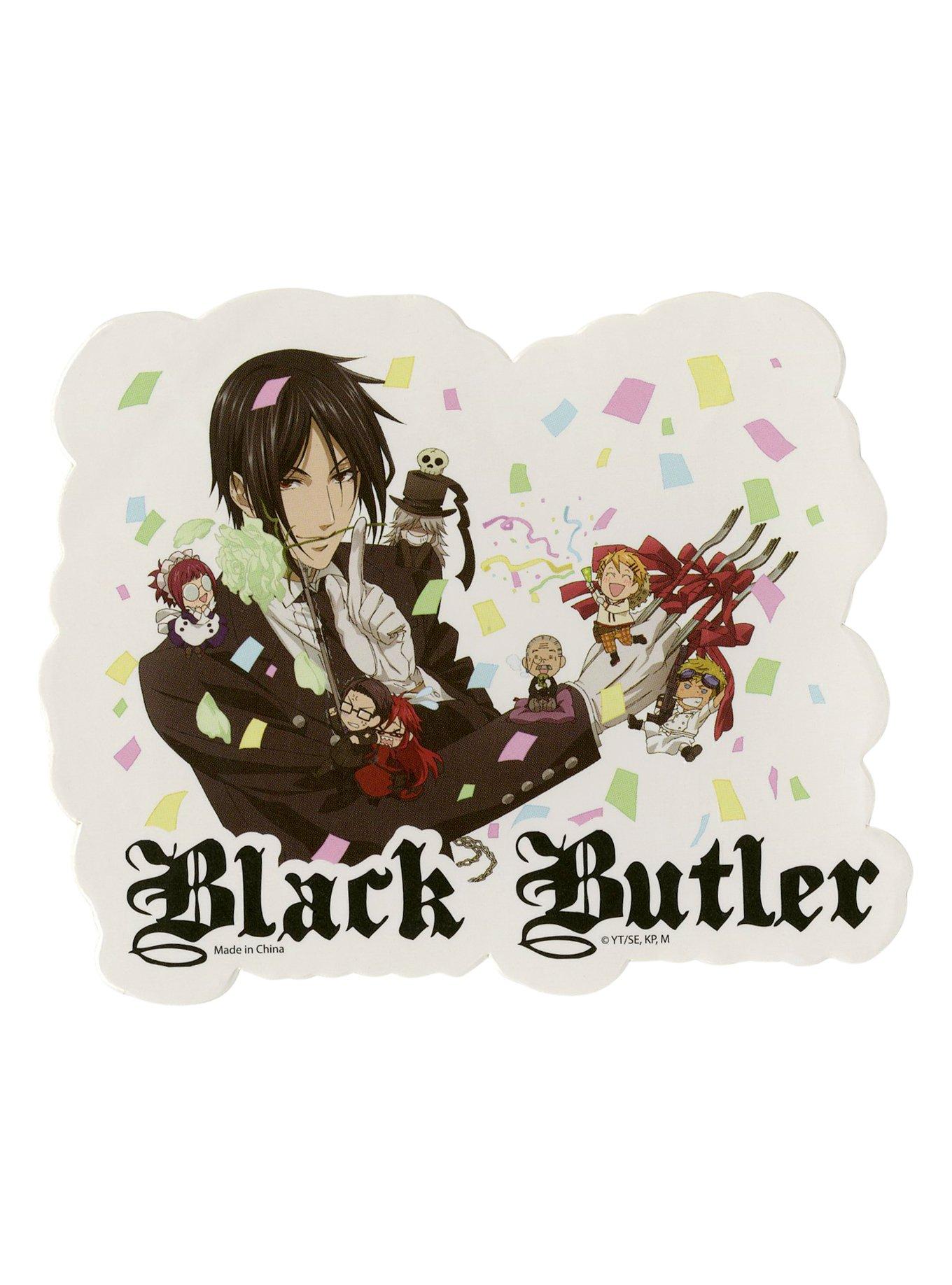 Black Butler Confetti Sebastian Sticker | Hot Topic