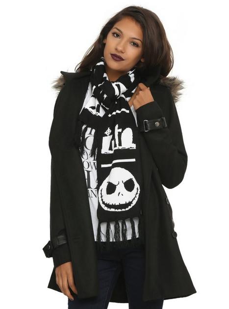 The Nightmare Before Christmas Knit Scarf | Hot Topic