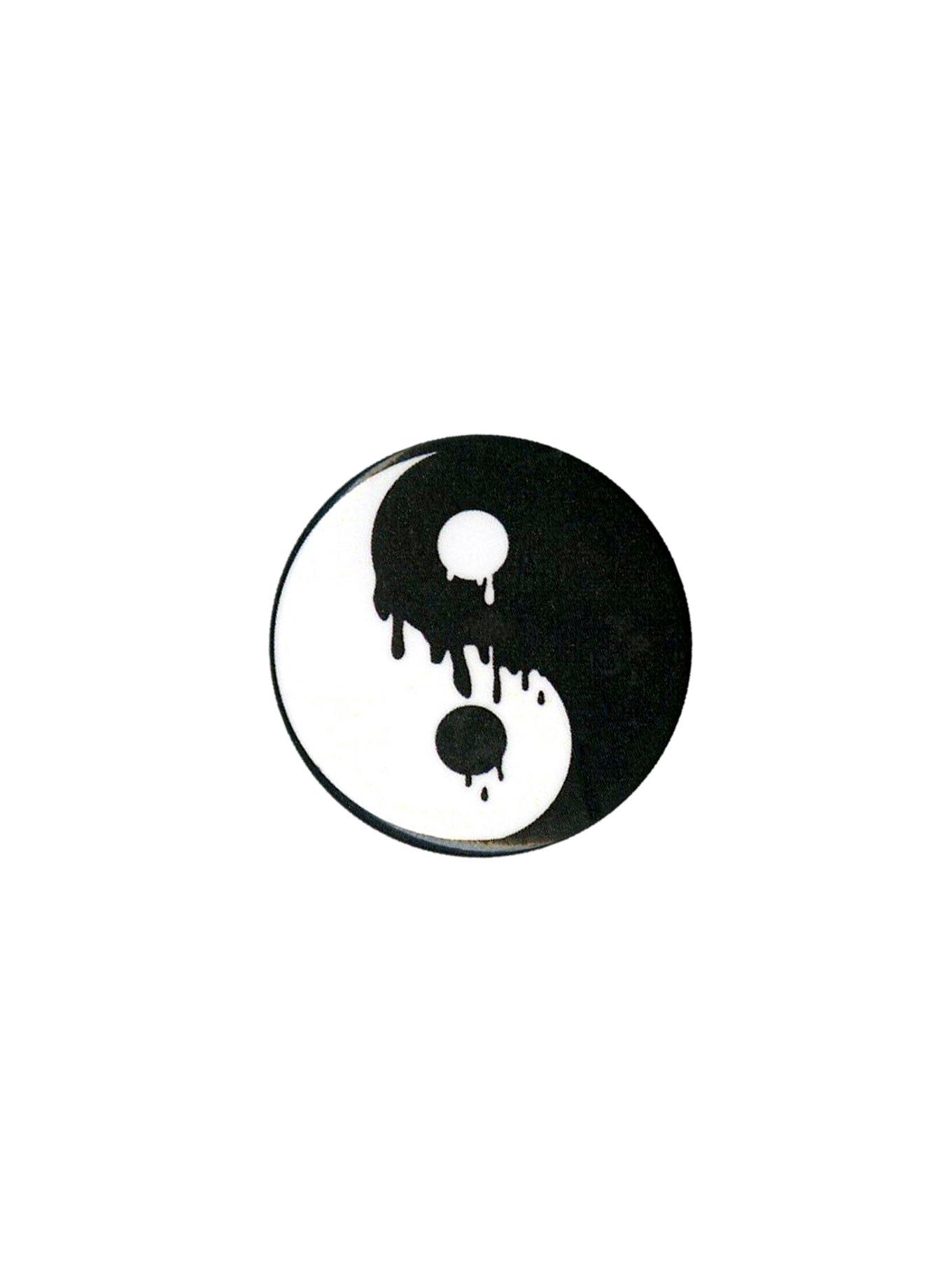 Yin-Yang Drip Pin | Hot Topic