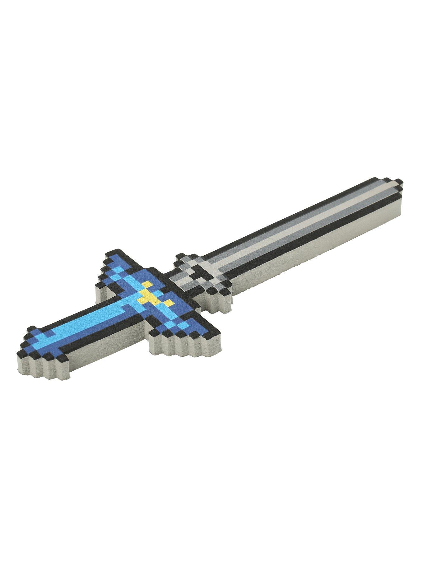 8-Bit Pixel Foam Blue Sword | Hot Topic