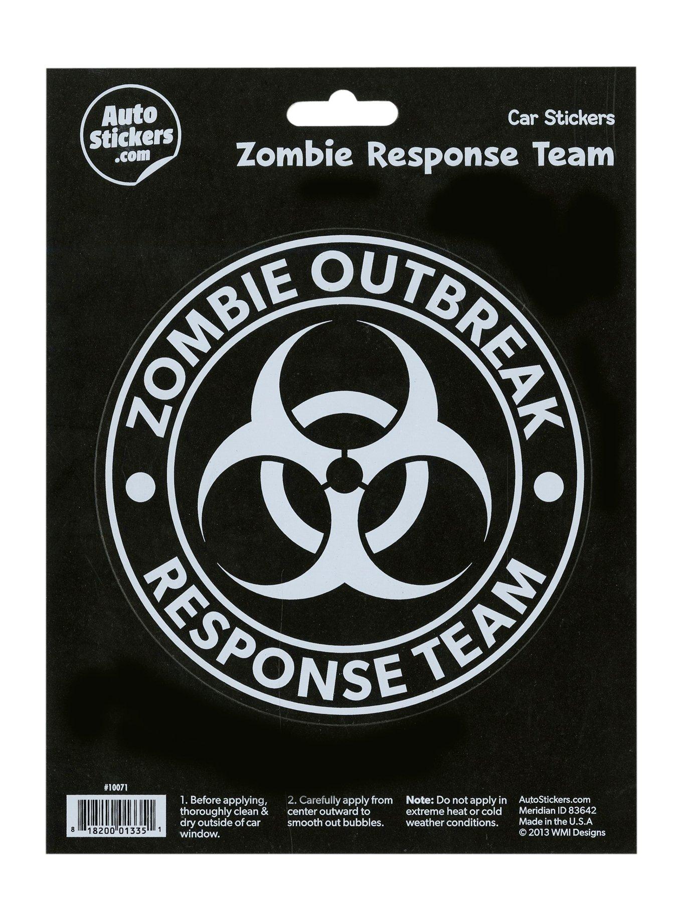 Zombie Response Team Sticker | Hot Topic