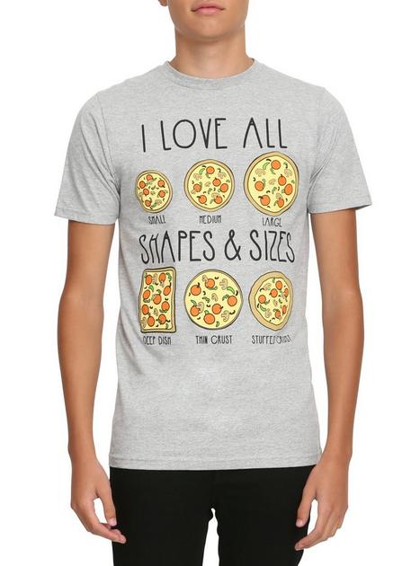 I Love All Shapes & Sizes T-Shirt | Hot Topic