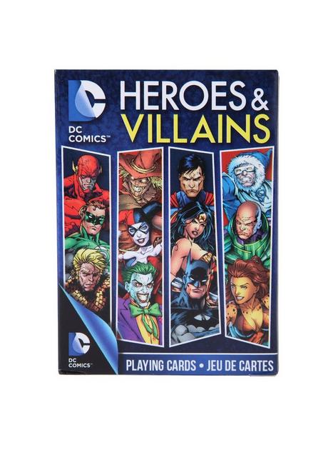 DC Comics Heroes and Villains Playing Cards | Hot Topic