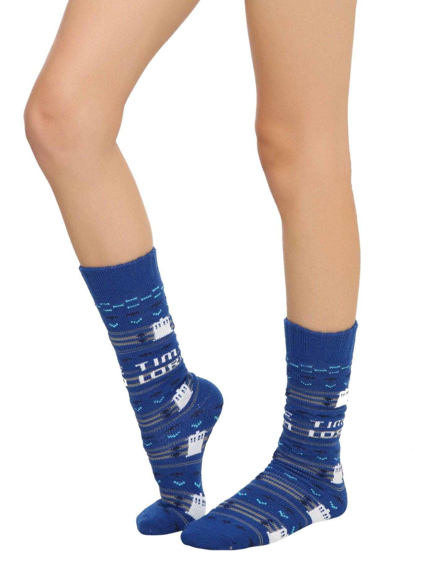 Doctor Who Time Lord Fair Isle Socks | Hot Topic