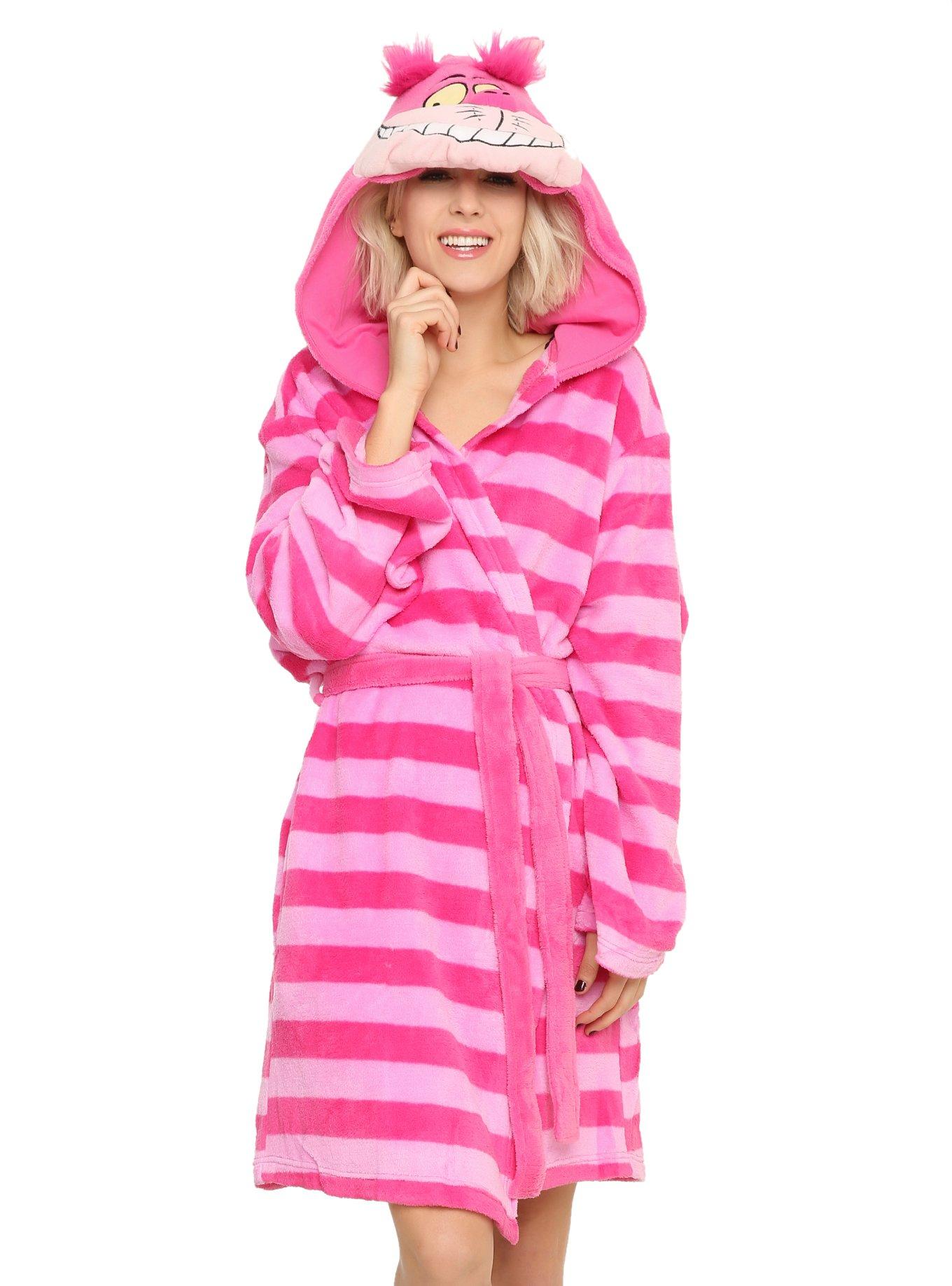 Disney Alice In Wonderland Cheshire Cat Girls Hooded Robe | Hot Topic