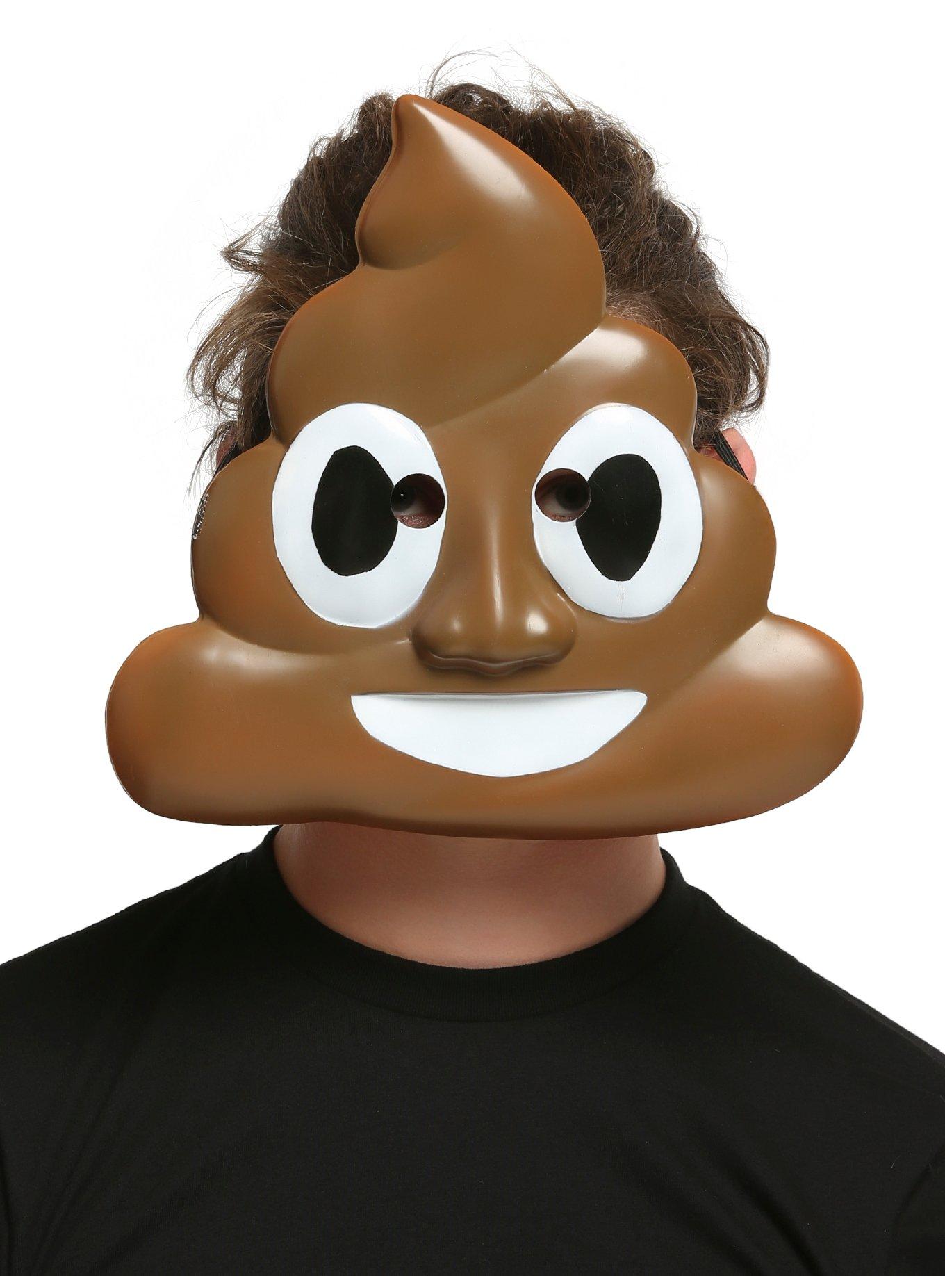 Pile Of Poo Emoji Mask | Hot Topic
