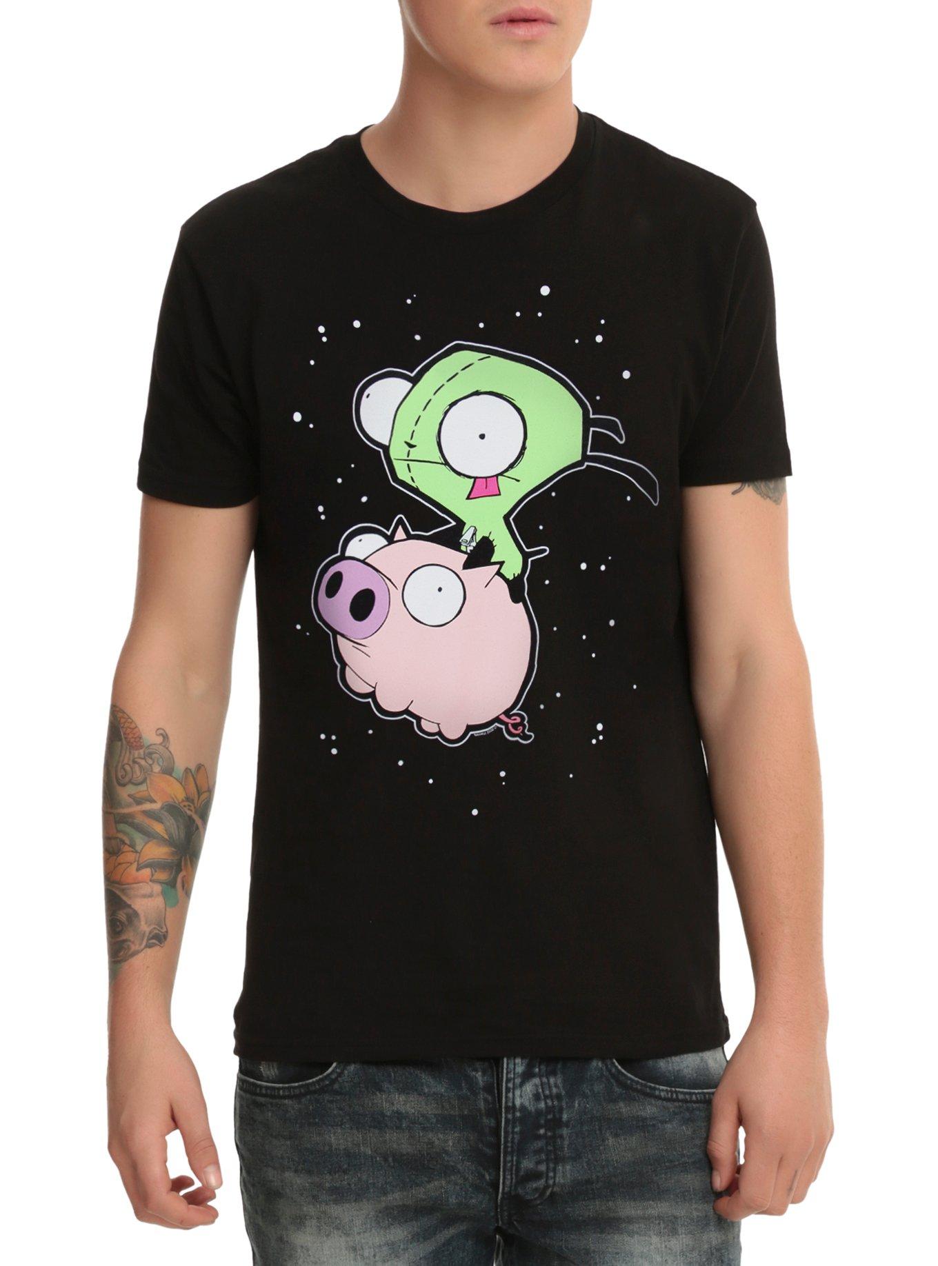 Invader Zim Gir Riding Pig T-Shirt | Hot Topic