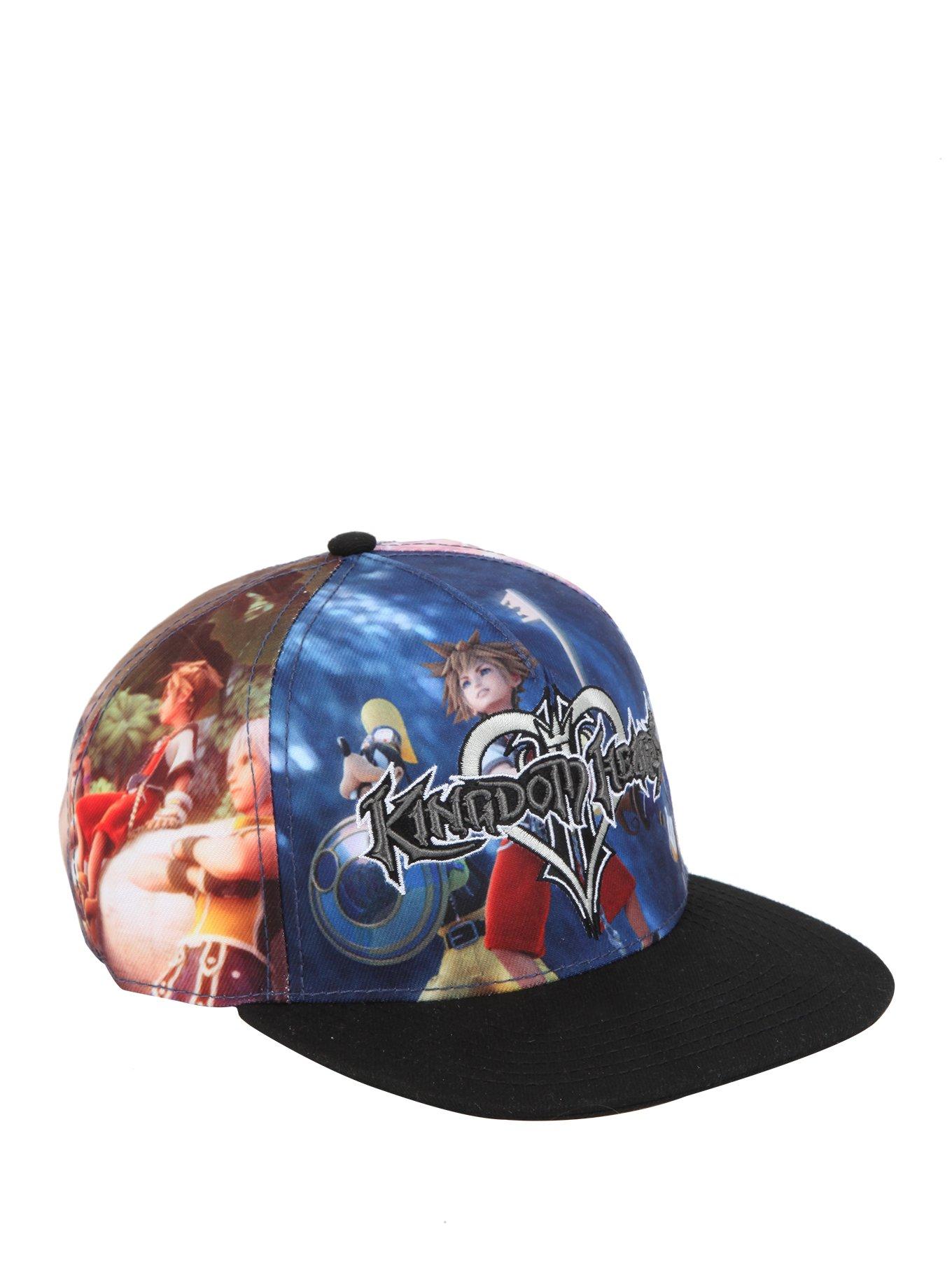 Disney Kingdom Hearts Allover Snapback Hat | Hot Topic