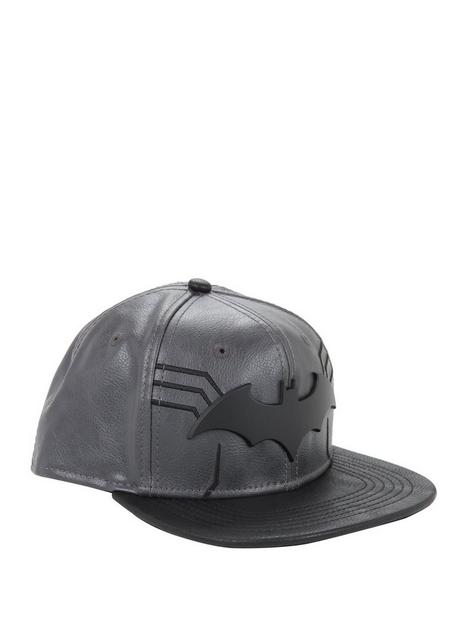 DC Comics Batman Faux Leather Snapback Hat | Hot Topic