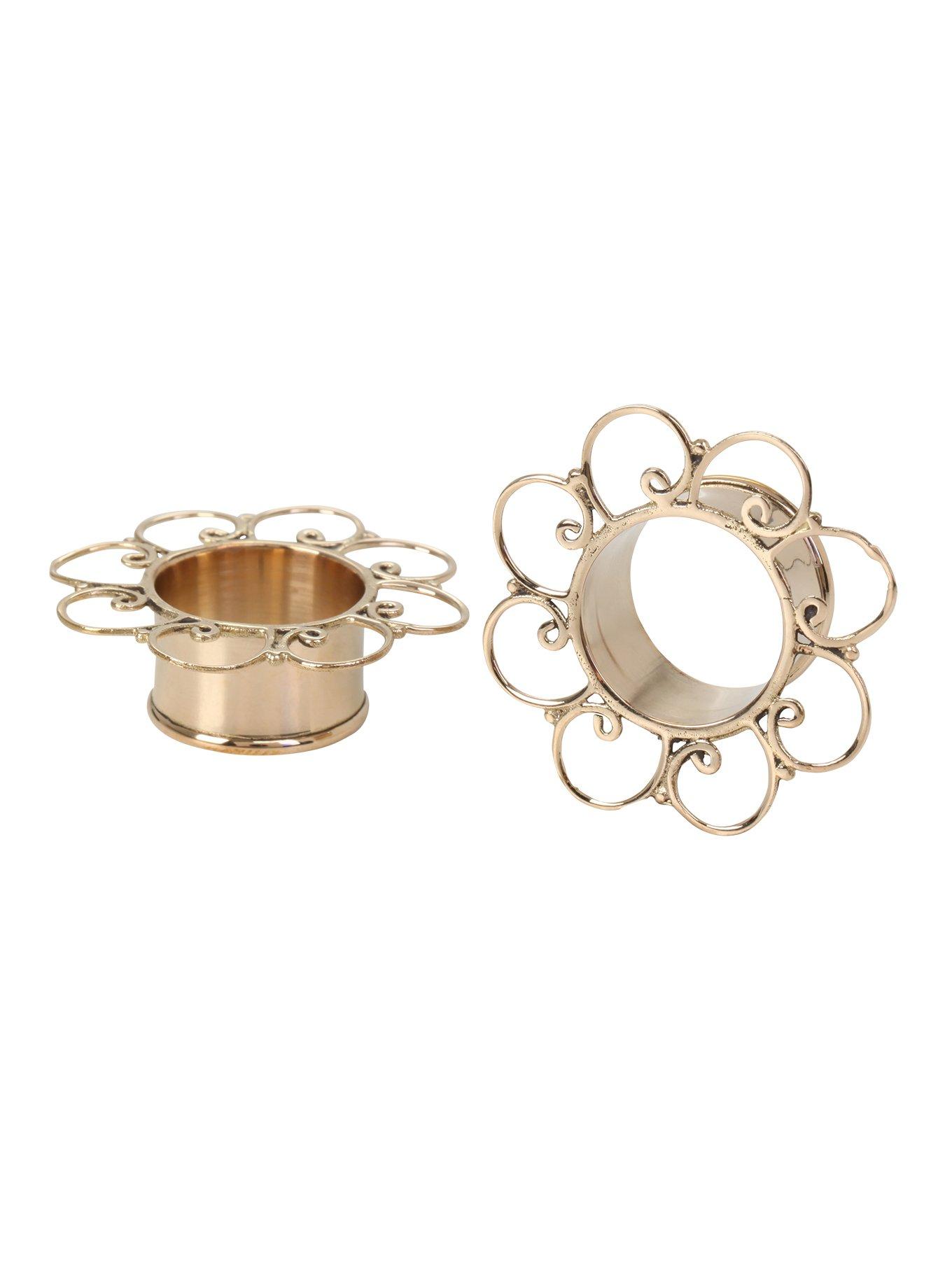 Steel Ornate Eyelet Plug 2 Pack | Hot Topic
