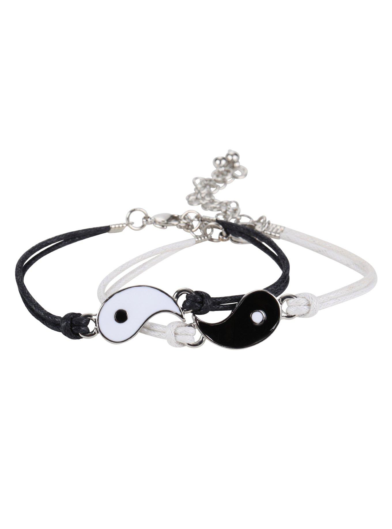 LOVEsick Yin Yang Best Friend Cord Bracelet Set | Hot Topic