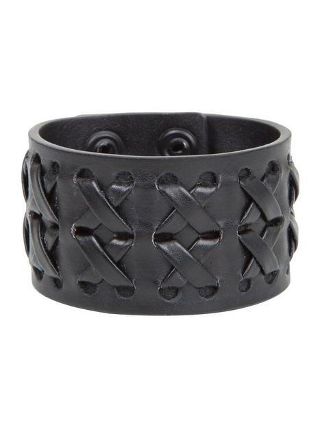 Tiered Lace-Up Wrist Cuff | Hot Topic