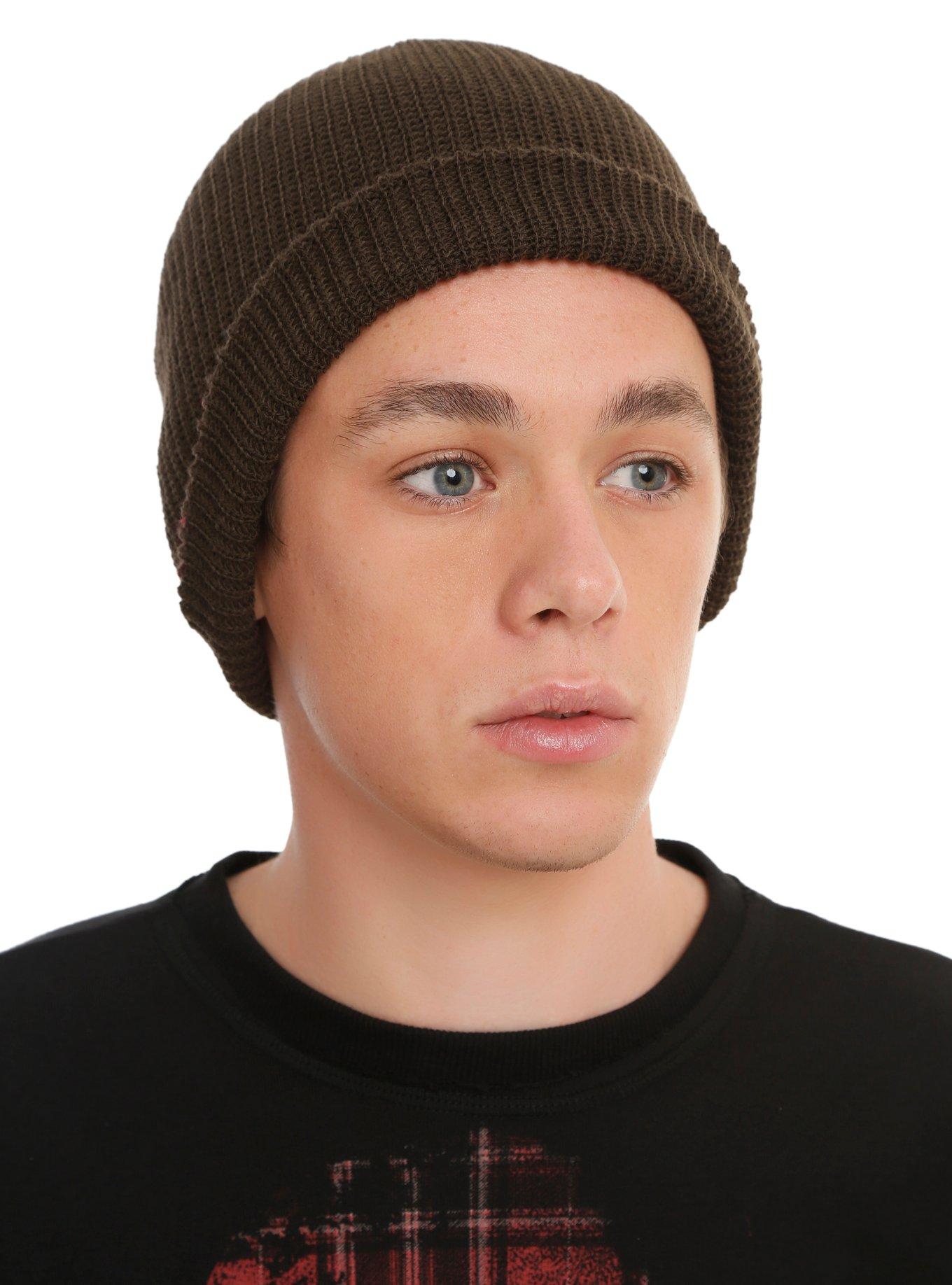 Brown Knit Beanie | Hot Topic