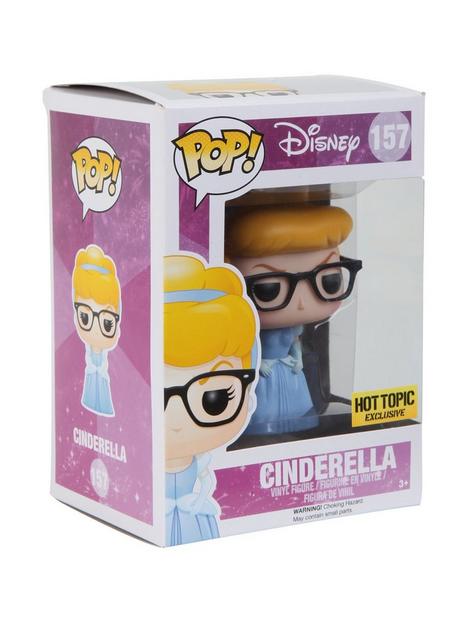Funko Disney Pop! Cinderella (Nerd) Vinyl Figure Hot Topic Exclusive ...