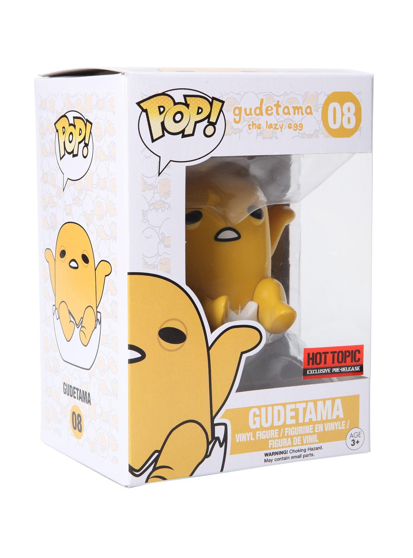 Funko Sanrio Pop! Gudetama Shell Vinyl Figure Hot Topic Exclusive Pre ...