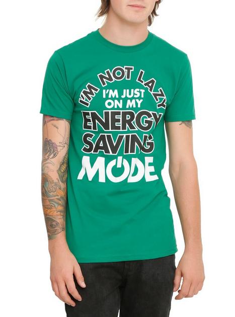 Energy Saving Mode T-Shirt | Hot Topic
