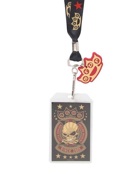 Five Finger Death Punch Brass Knuckles Lanyard | Hot Topic