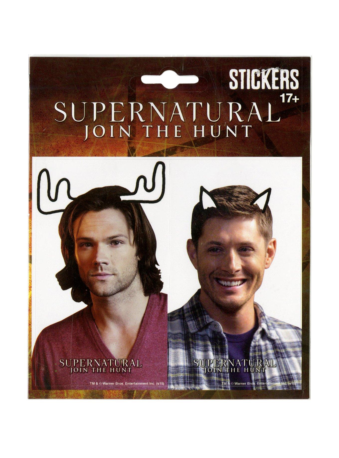 Supernatural Moose Squirrel Sticker Set | Hot Topic