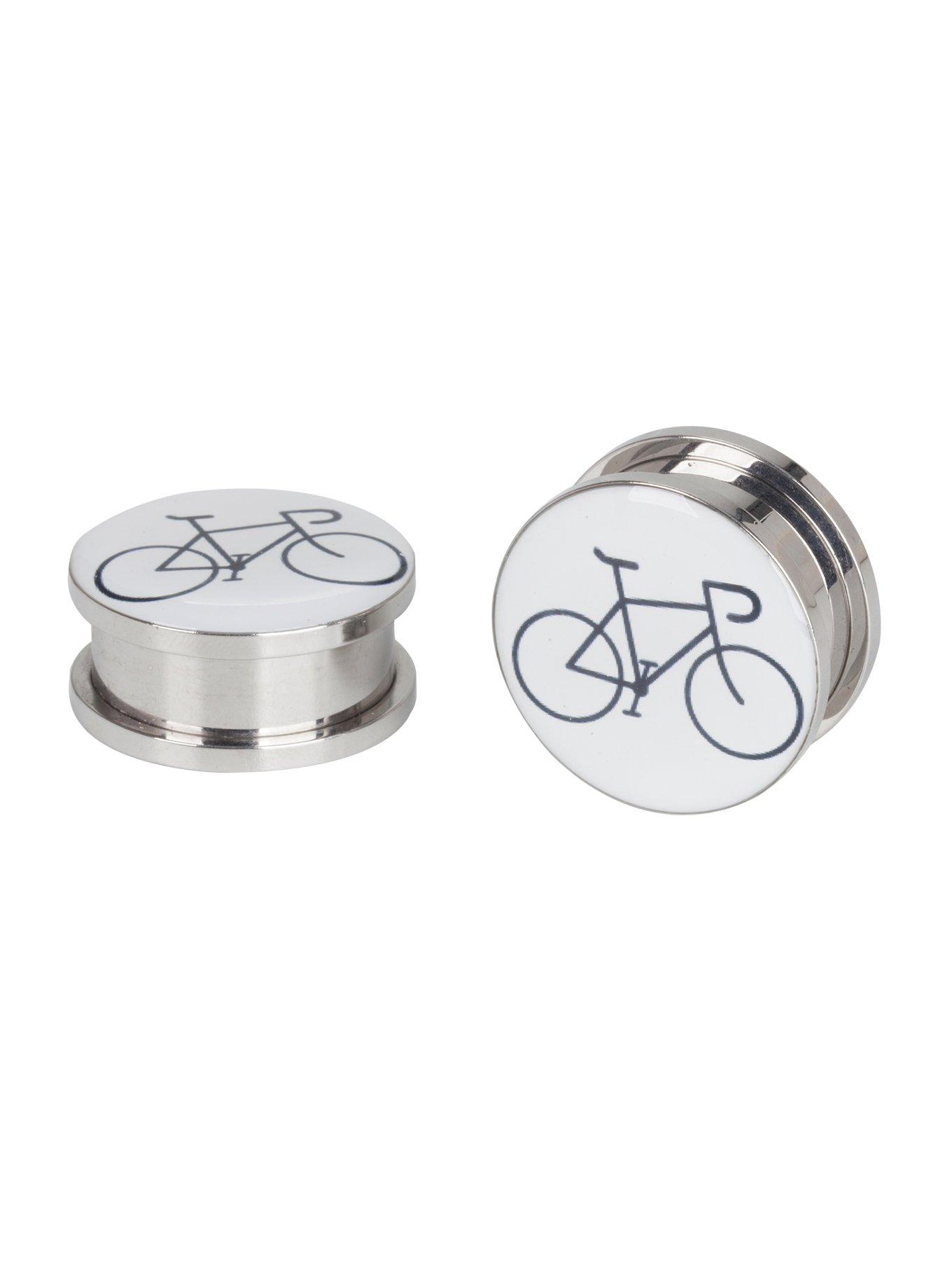 Steel Fixie Bike Spool Plug 2 Pack | Hot Topic