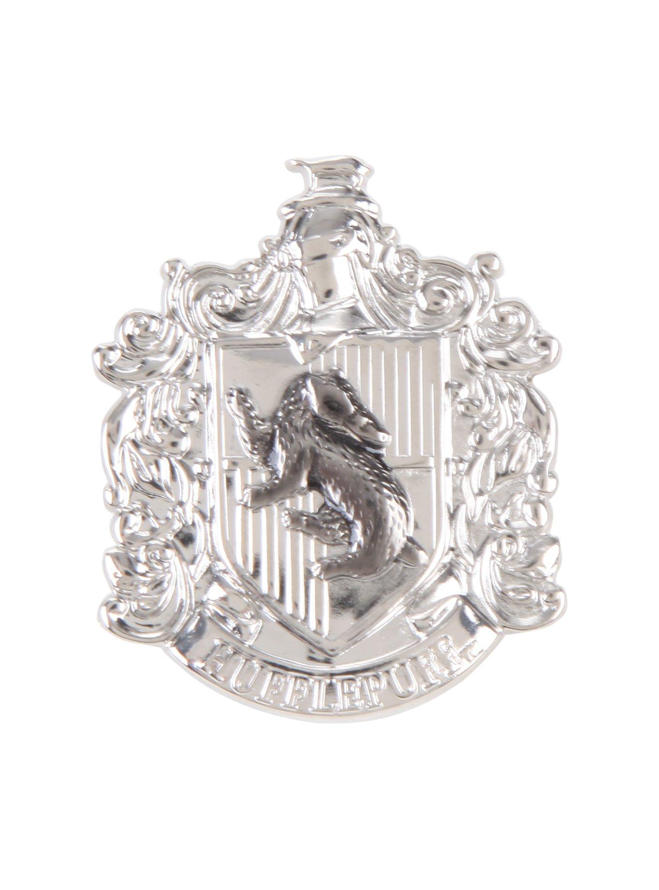 Harry Potter Hufflepuff Crest Pewter Pin | Hot Topic