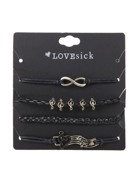 Music Infinity Bracelet Set | Hot Topic