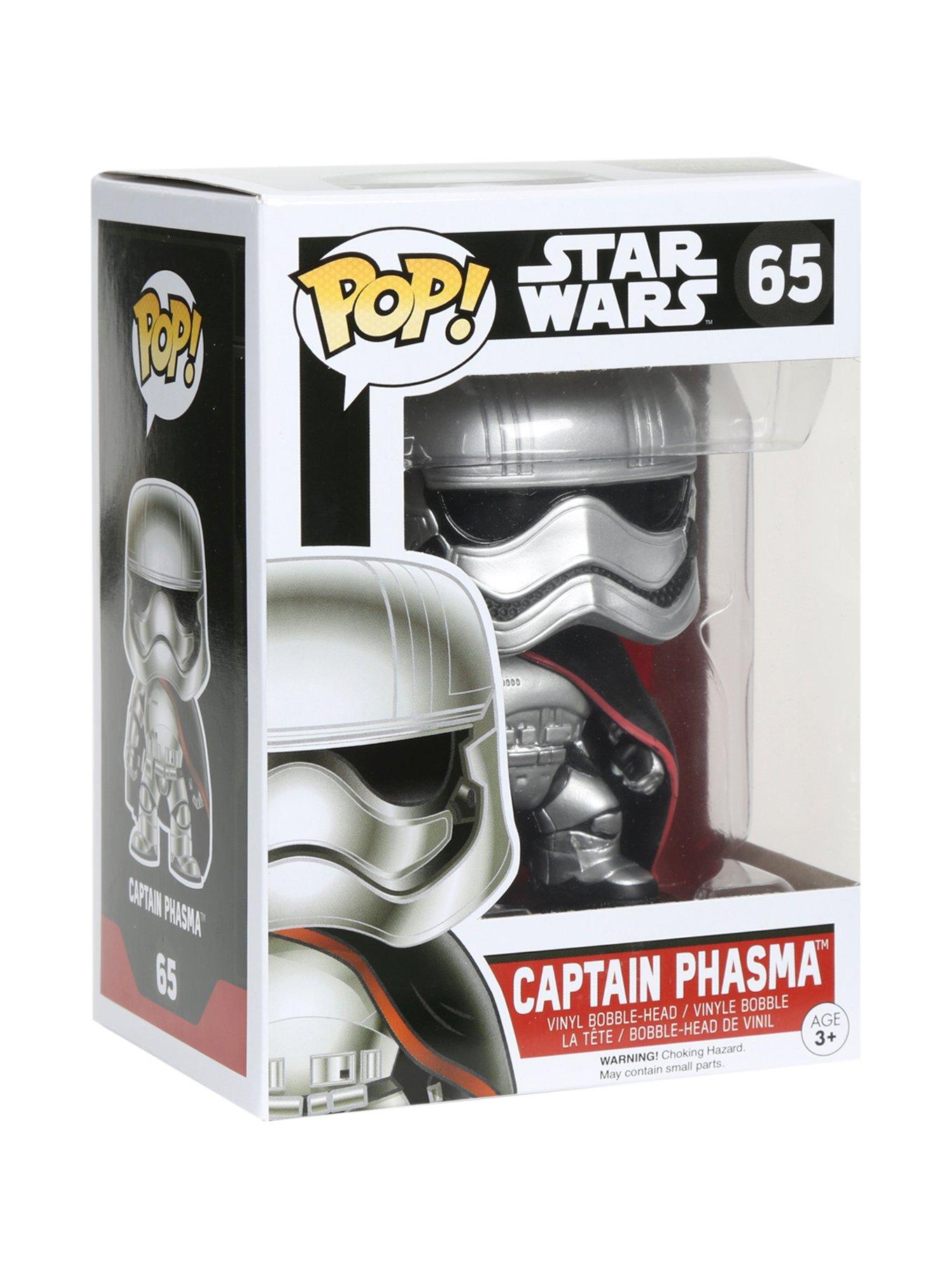 Captain Phasma Funko Pop Vinyl Bobble-Head Figure: Star Wars | BoxLunch ...