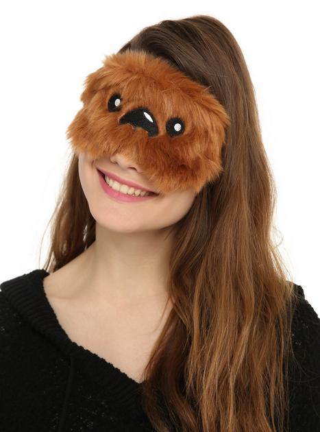 Chewbacca Faux Fur Eye Mask | Hot Topic