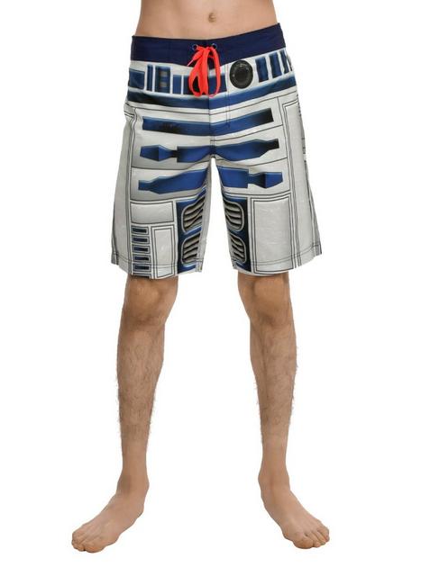 Star Wars R2-D2 Swim Trunks | Hot Topic