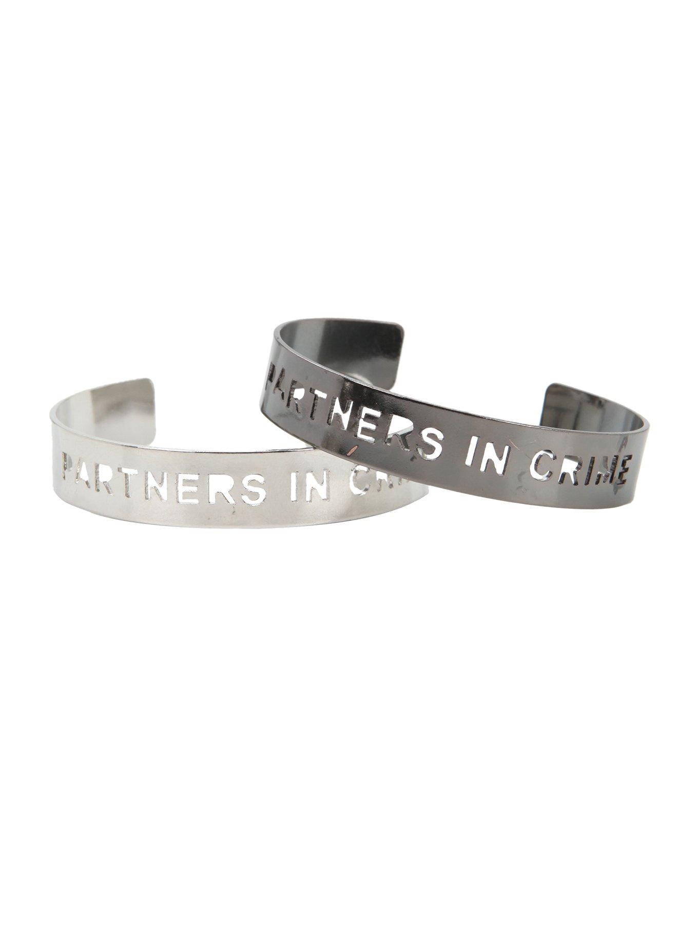 Partners In Crime Cuff Bracelet Set | Hot Topic