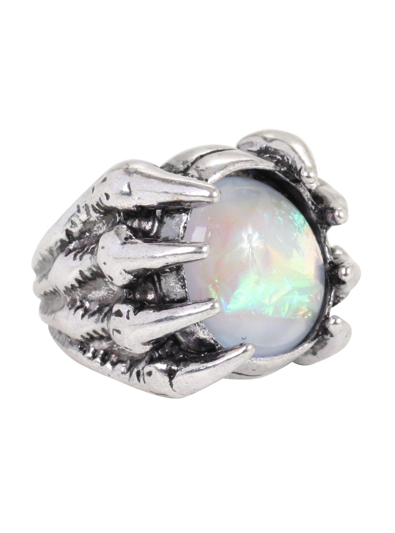 Opal Claw Ring | Hot Topic