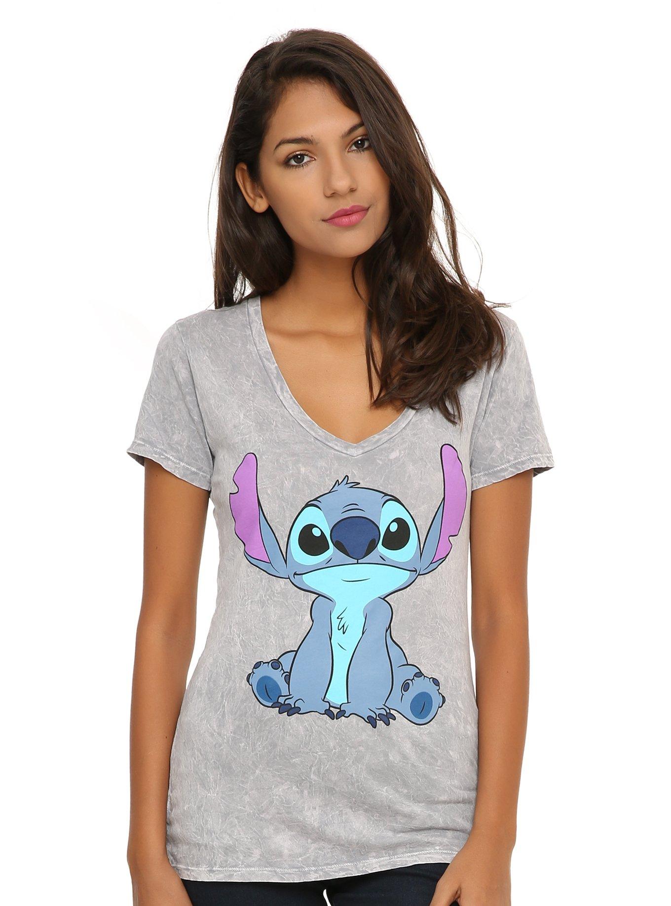 Disney Lilo & Stitch Tie Dye Stitch Girls T-Shirt | Hot Topic