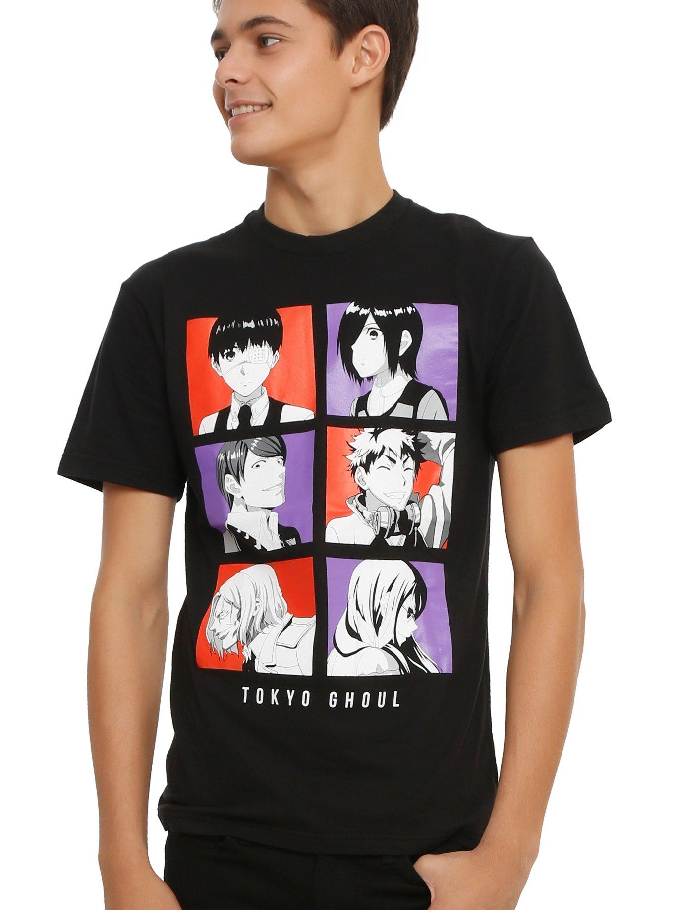Tokyo Ghoul Character Boxes T-Shirt | Hot Topic