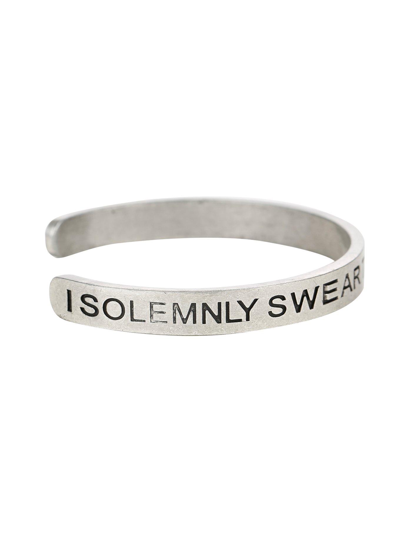 Harry Potter Solemnly Swear Cuff Bracelet | Hot Topic