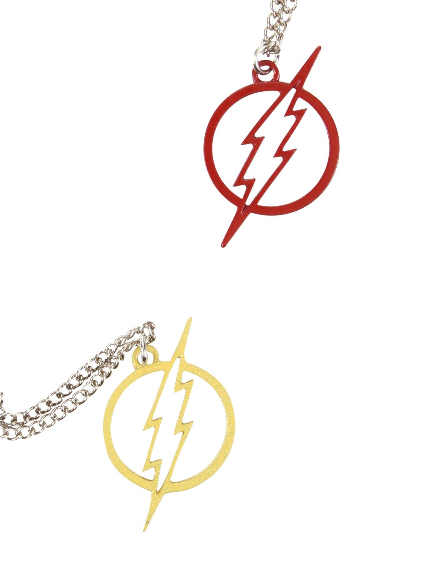 DC Comics The Flash Logos Necklace Set | Hot Topic
