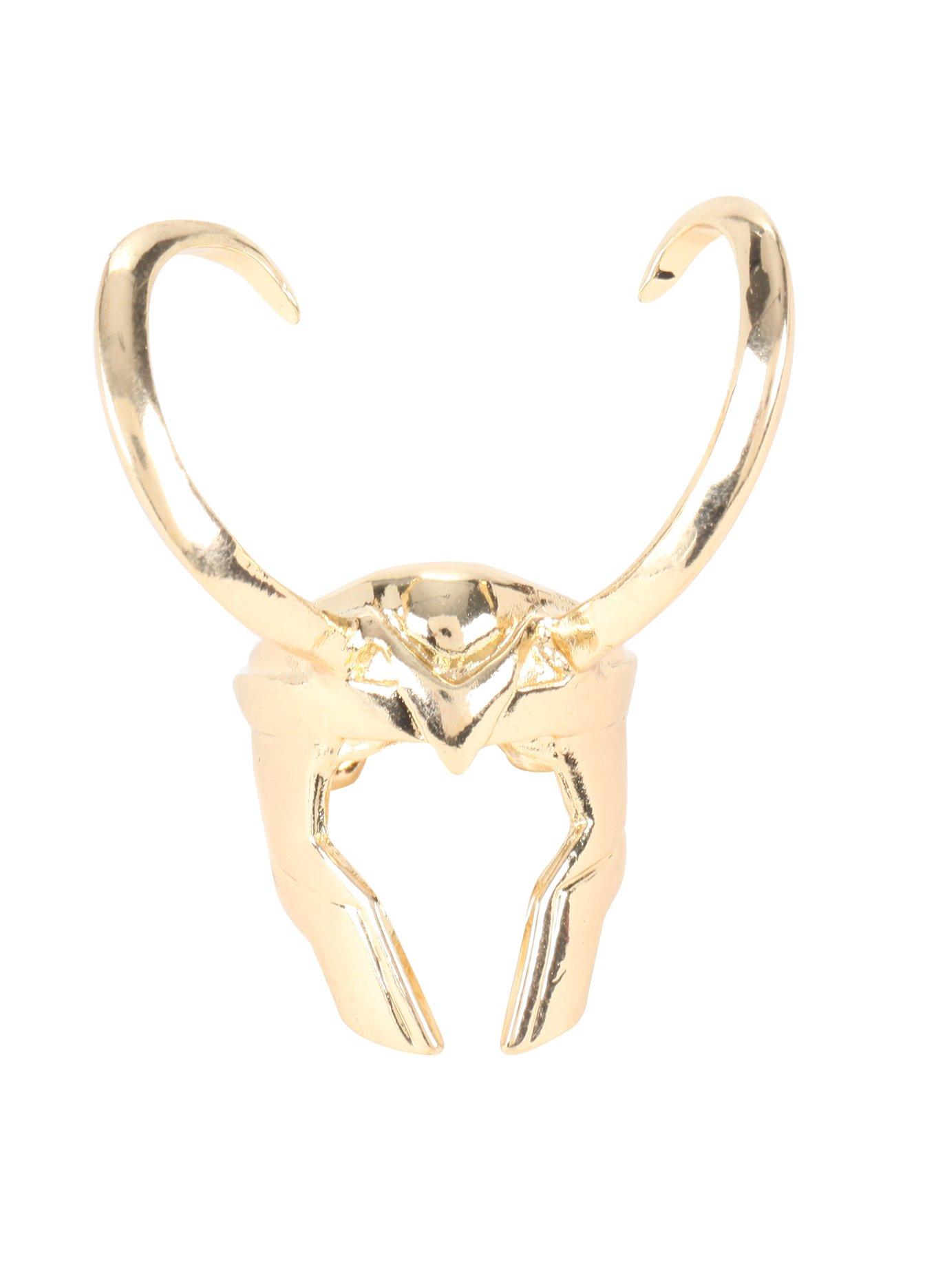 Marvel Avengers Loki Helmet Ring | Hot Topic