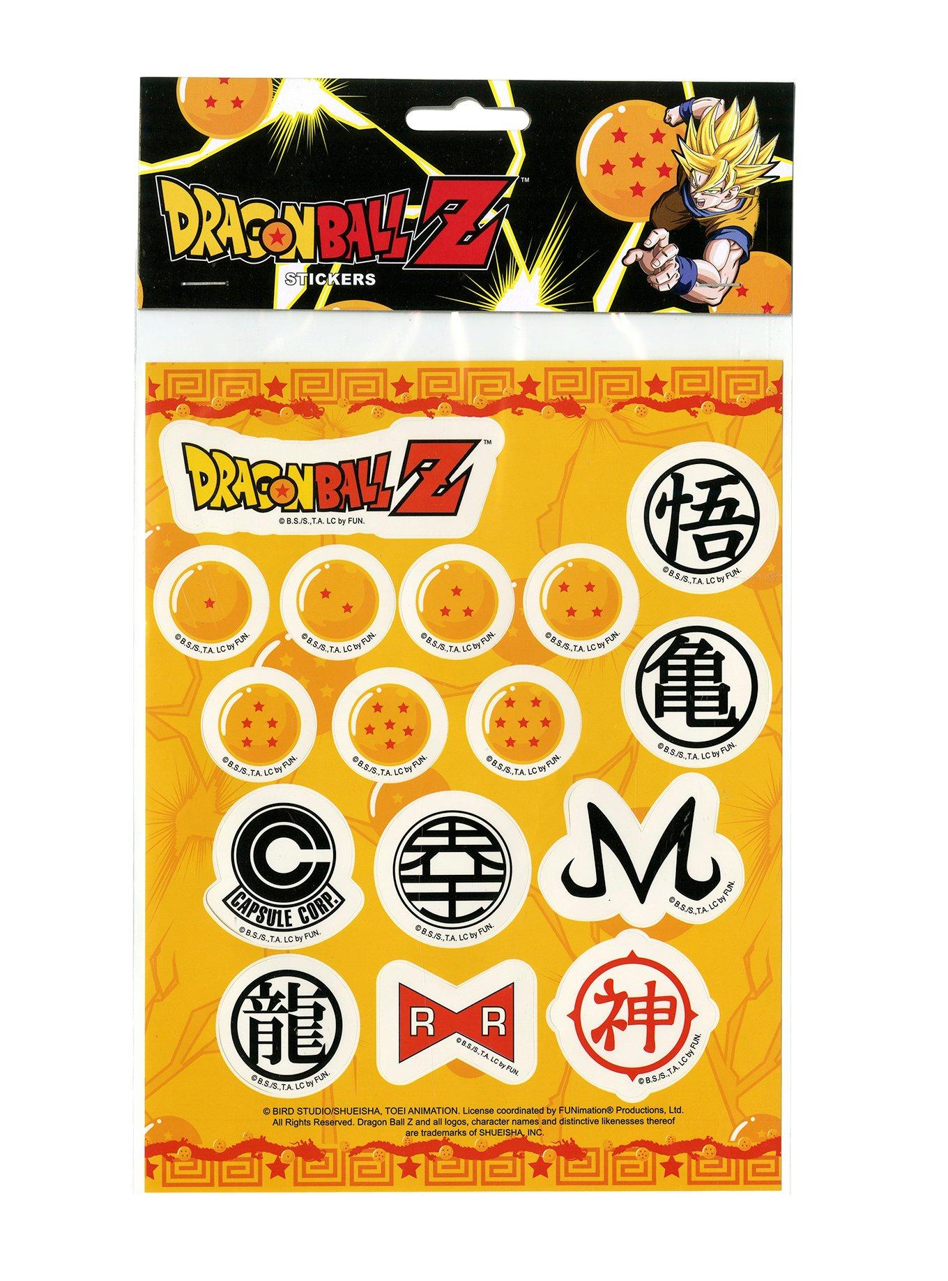 Dragon Ball Z Sticker Sheet | Hot Topic