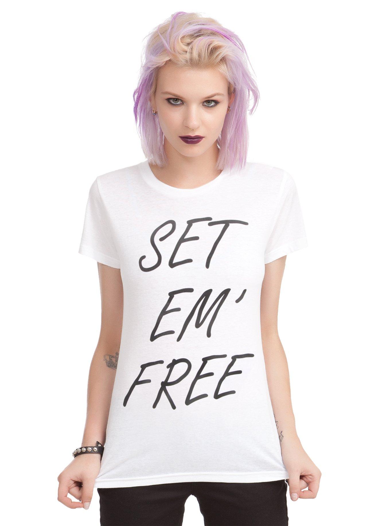 Set Em' Free Girls T-Shirt | Hot Topic