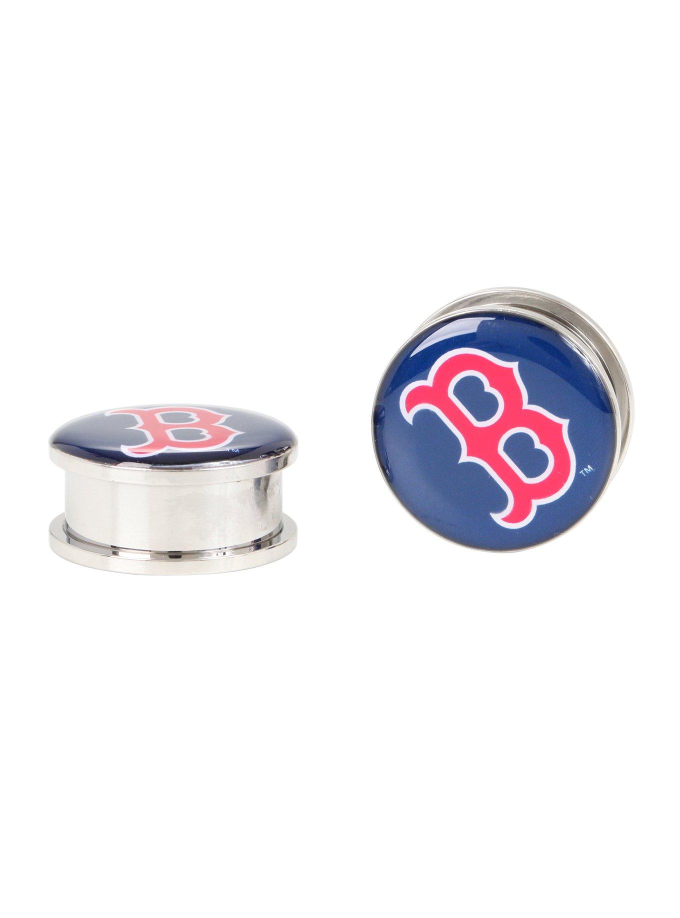MLB Boston Red Sox Steel Spool Plug 2 Pack | Hot Topic