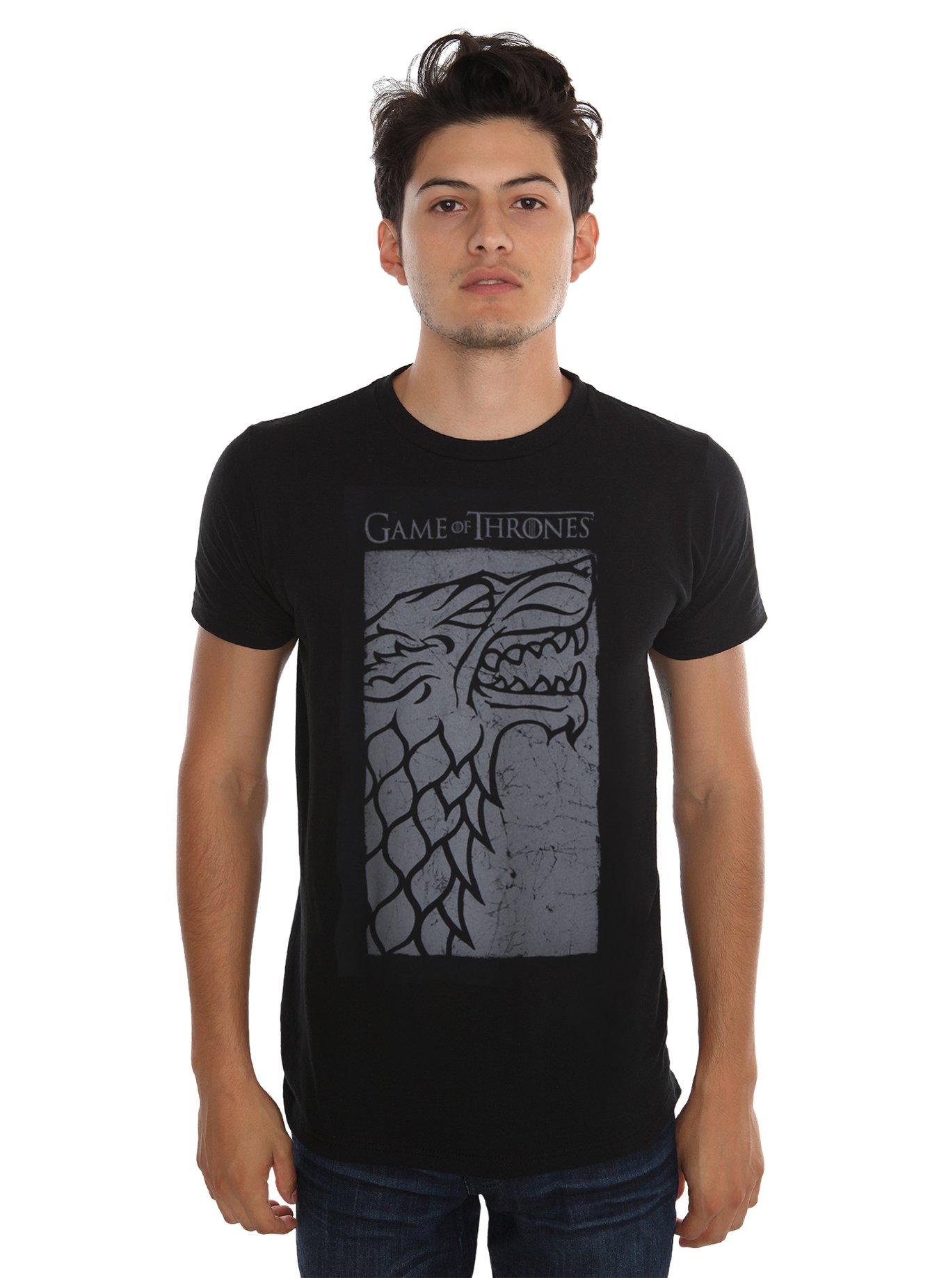 Game Of Thrones Stark Banner T-Shirt | Hot Topic