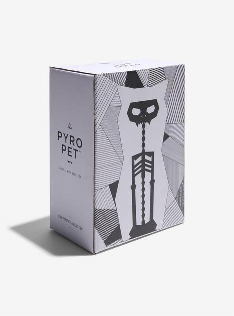 Pyro Pet Black Skeleton Cat Candle | BoxLunch