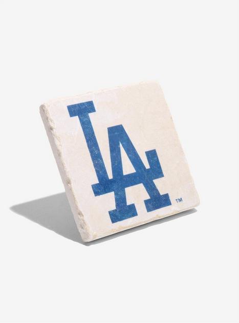 MLB White Los Angeles Dodgers LA Marble Coaster | BoxLunch