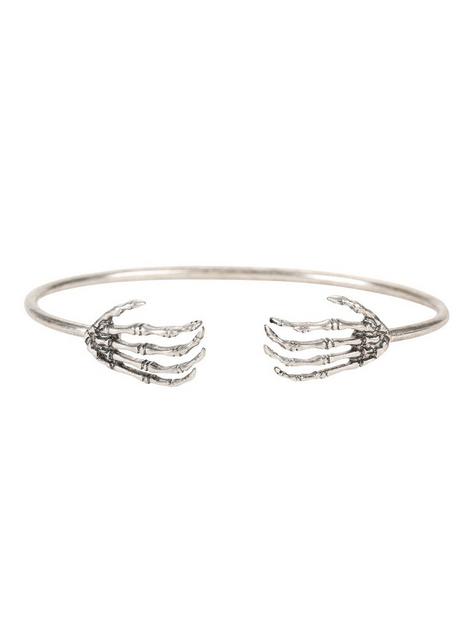 Skeleton Hands Cuff Bracelet | Hot Topic