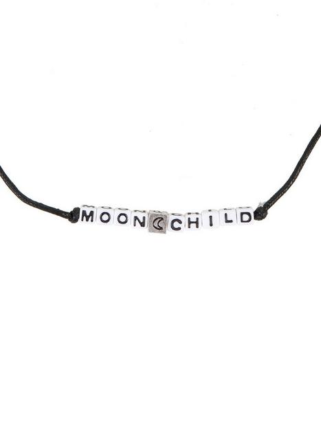 Moon Child Block Cord Necklace | Hot Topic
