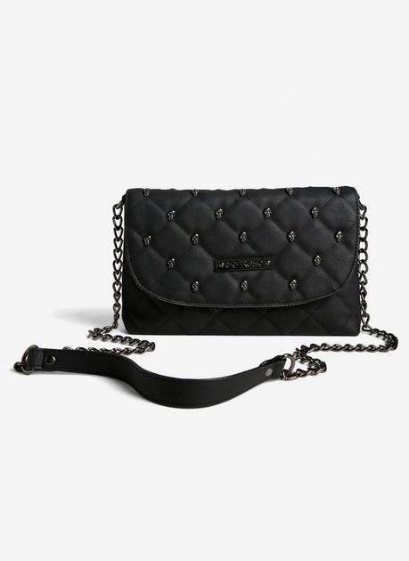 Quilted Skull Clutch | Hot Topic