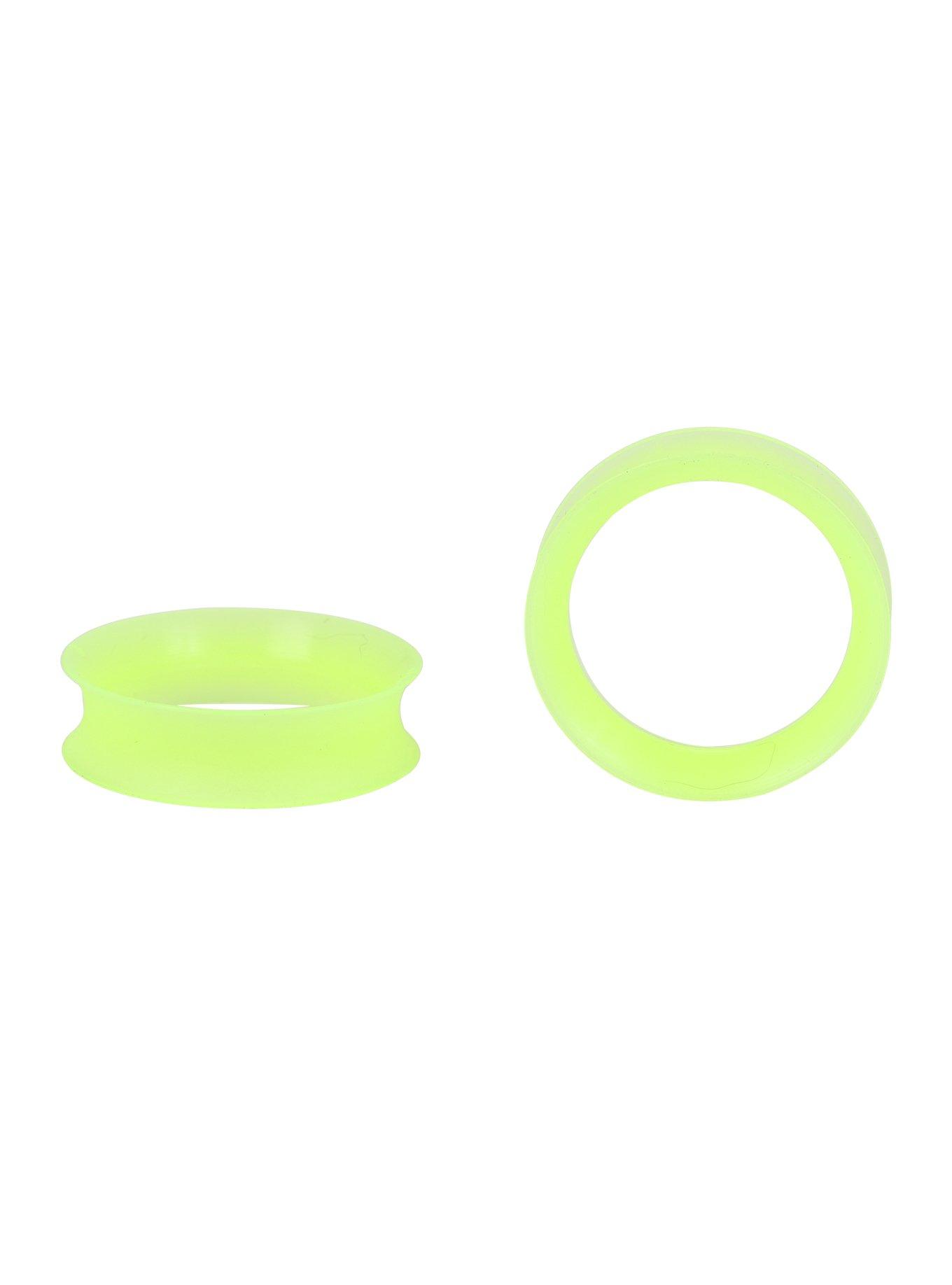 Kaos Softwear Yellow Glow Skin Eyelet Plug 2 Pack | Hot Topic