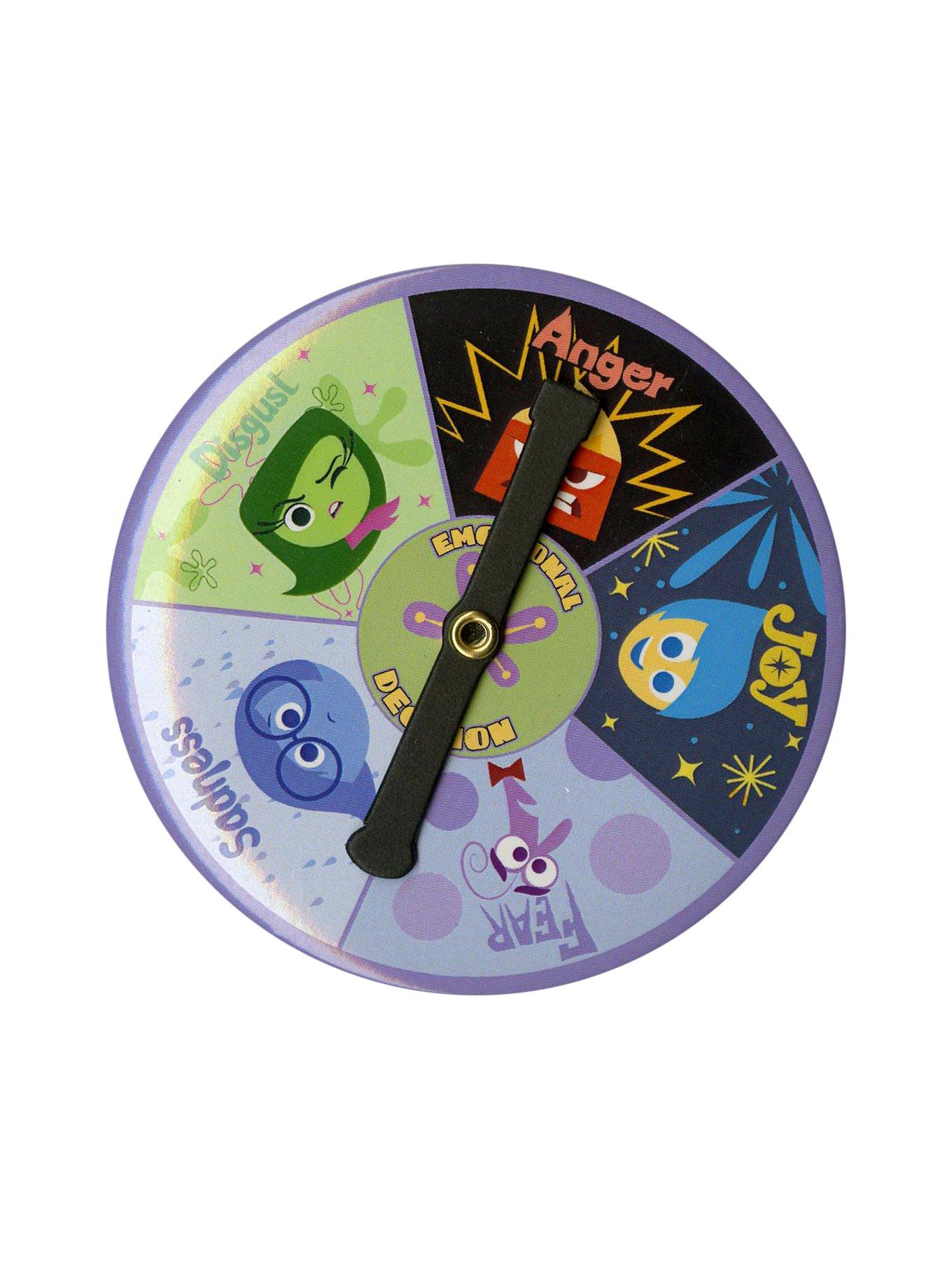 Disney Inside Out Emotions Spinner 3" Pin | Hot Topic